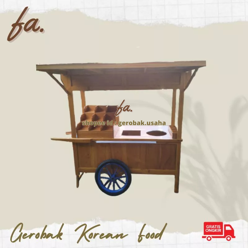 Jual Gerobak Korean Food/Gerobak Suki | Shopee Indonesia