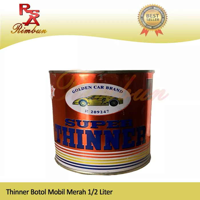 Jual Thinner Super Mobil Golden Car Brand Thinner @ 1/2 liter | Shopee ...