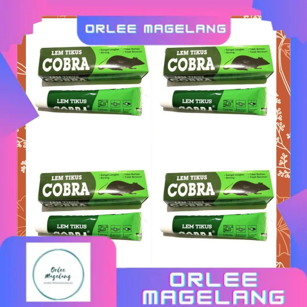 Jual lem tikus cobra original 100% (harga 1 pcs) sehari kirim | Shopee ...