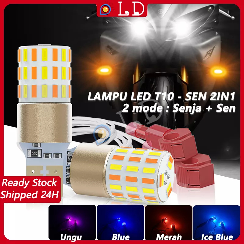 Jual Sepasang Lampu Senja 54 Mata Lampu Sen 54 Titik Led Sein Motor ...