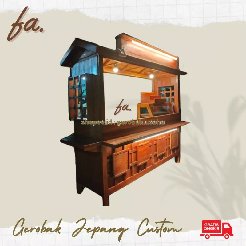 Jual Booth Jepang Custom Lampu / Gerobak Takoyaki | Shopee Indonesia