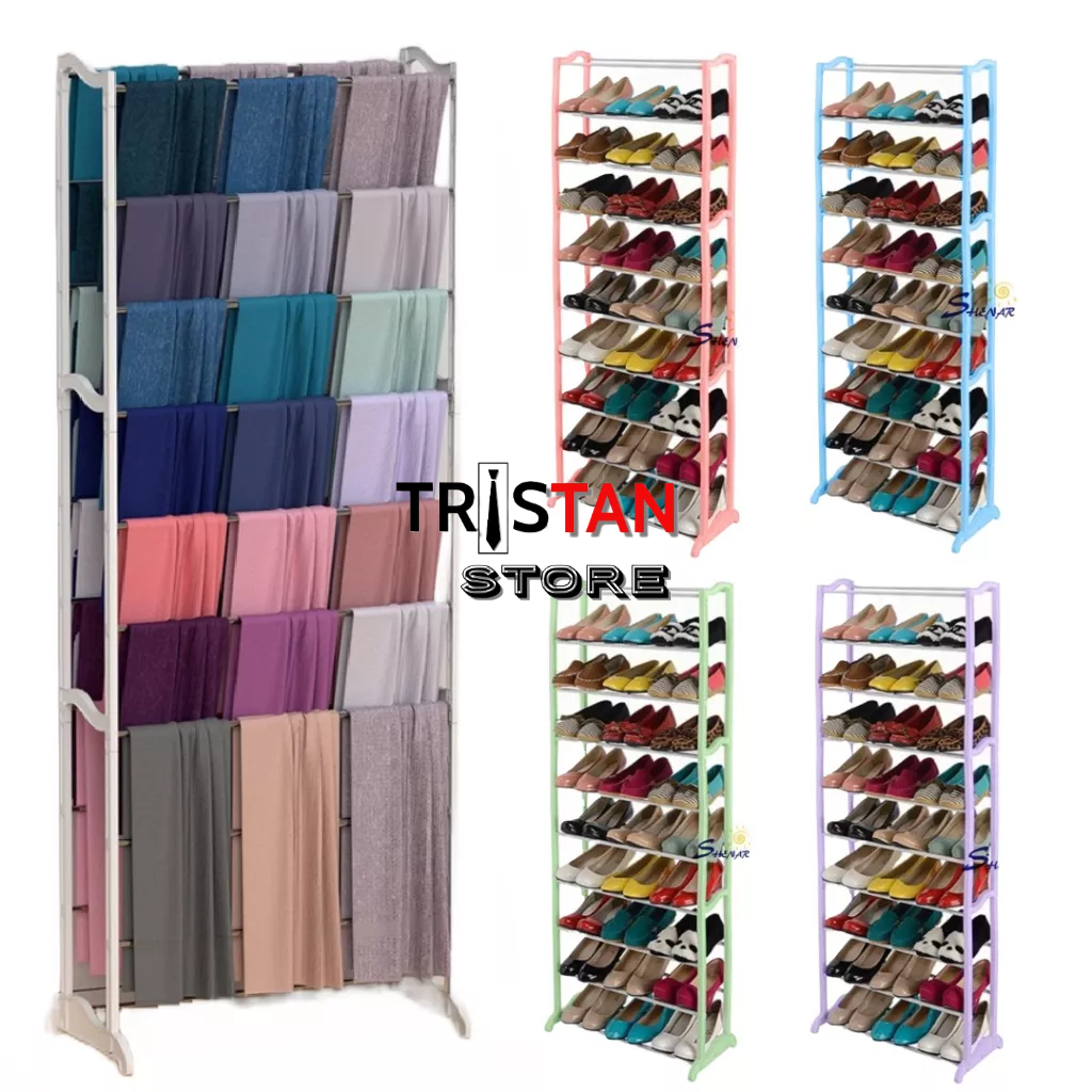 Jual Rak Kerudung Susun Amazing Shoe Rack / Rak Jilbab / Rak sepatu ...