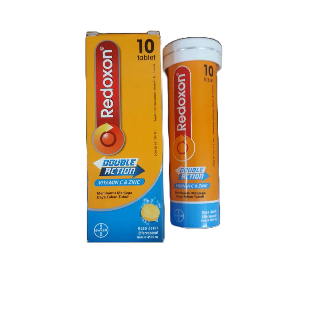 Jual Redoxon Double Action Rasa Jeruk Blackcurrant Isi 10 15 Tablet ...