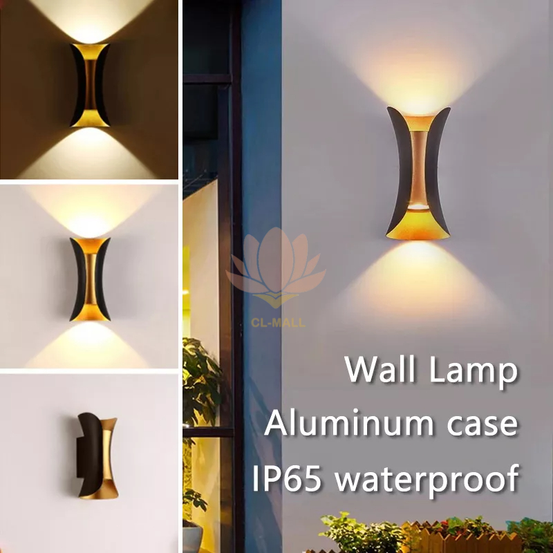 Jual [COD] Lampu Dinding Tahan Air Aluminium Lampu LED Dinding Modern ...