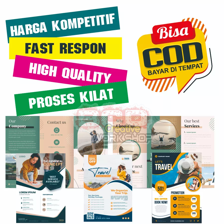 Jual CETAK DAN DESIGN BROSUR HIGH QUALITY 500 lembar/1 rim | Shopee ...