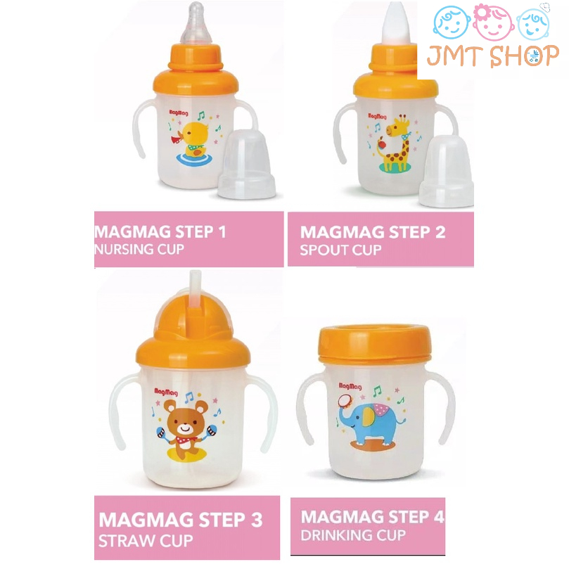 Jual Pigeon MagMag step 1 2 3 4 training cup Drinking cup 1/2/3/4 ...
