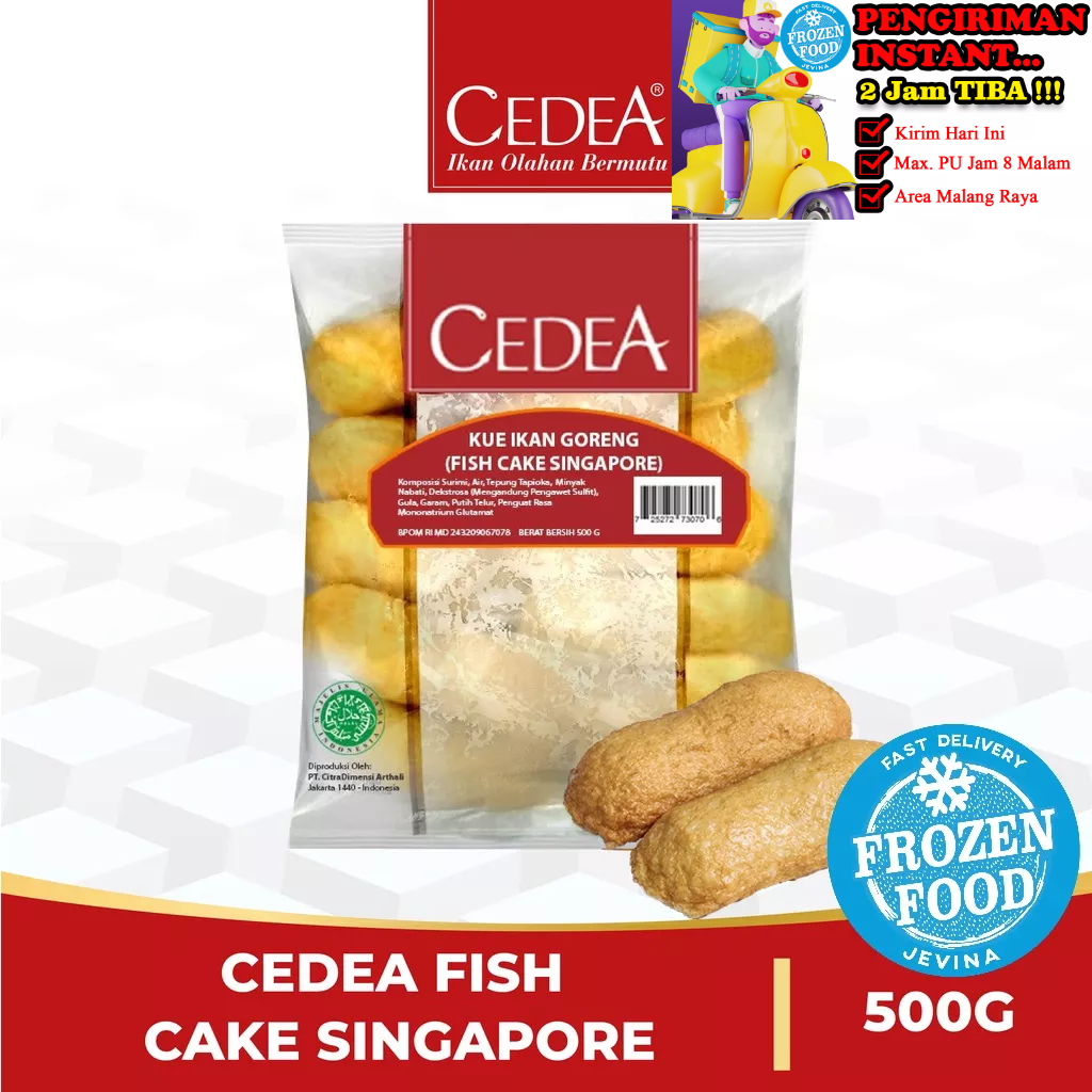 Jual Cedea Fish Cake Singapore 500g | Shopee Indonesia