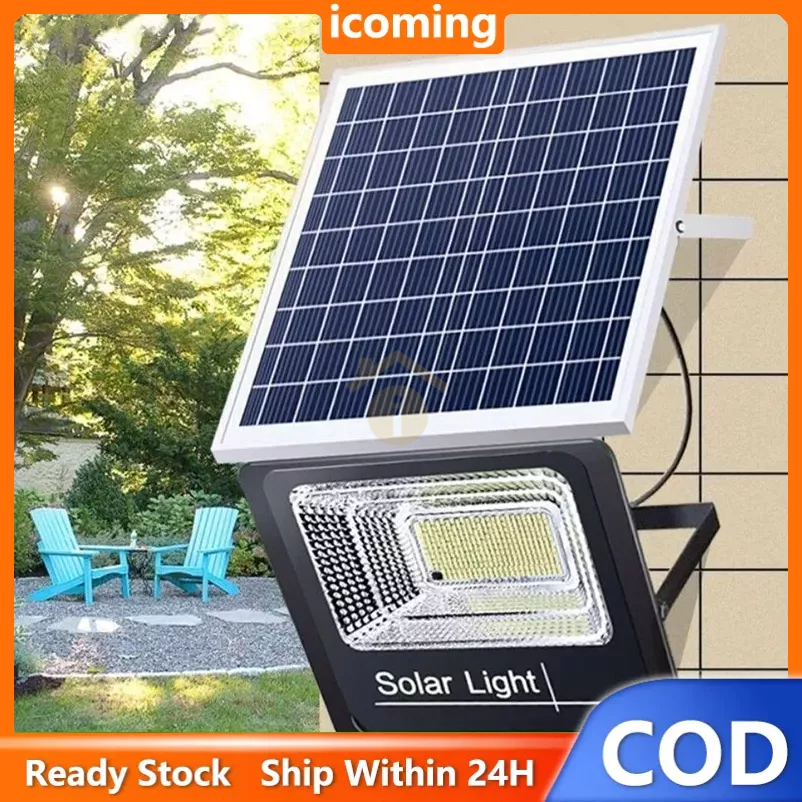 Jual 500W LAMPU SOROT SOLAR CELL / LAMPU LED TENAGA MATAHARI / LAMPU PANEL SURYA / LAMPU TEMBAK ...