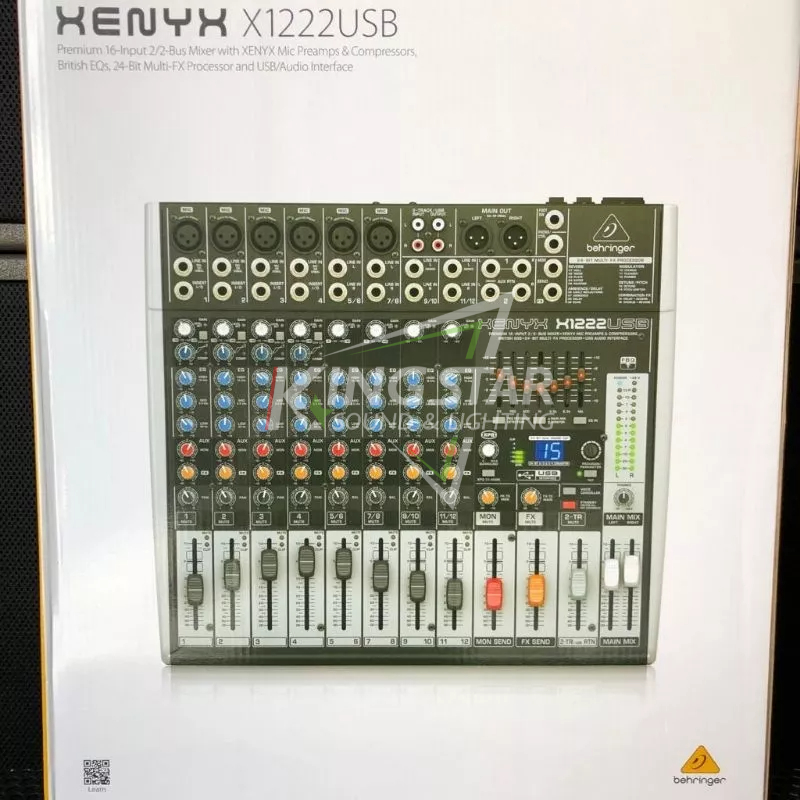 Jual Mixer Behringer Xenyx X1222USB Original X 1222 USB Audio Interface ...