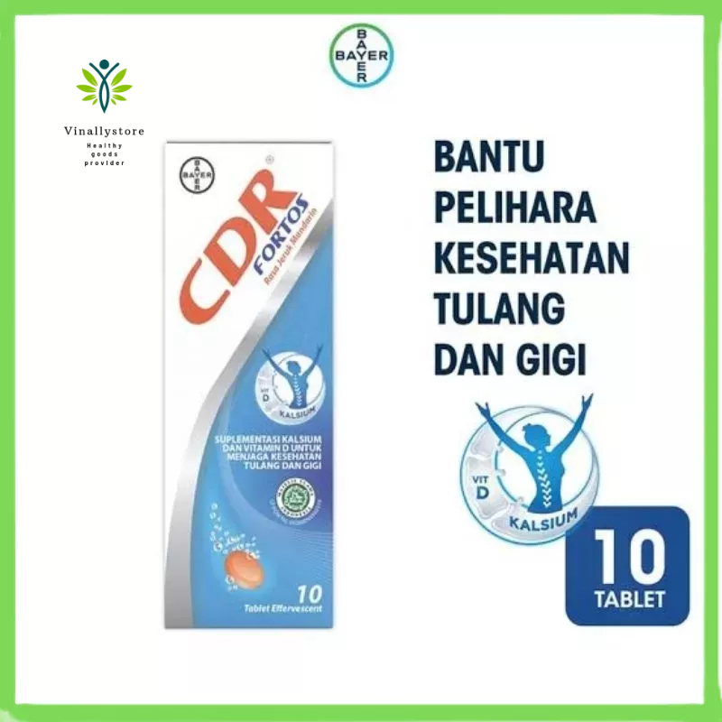 Jual CDR FORTOS Isi 10 Tablet Effervescent | Shopee Indonesia