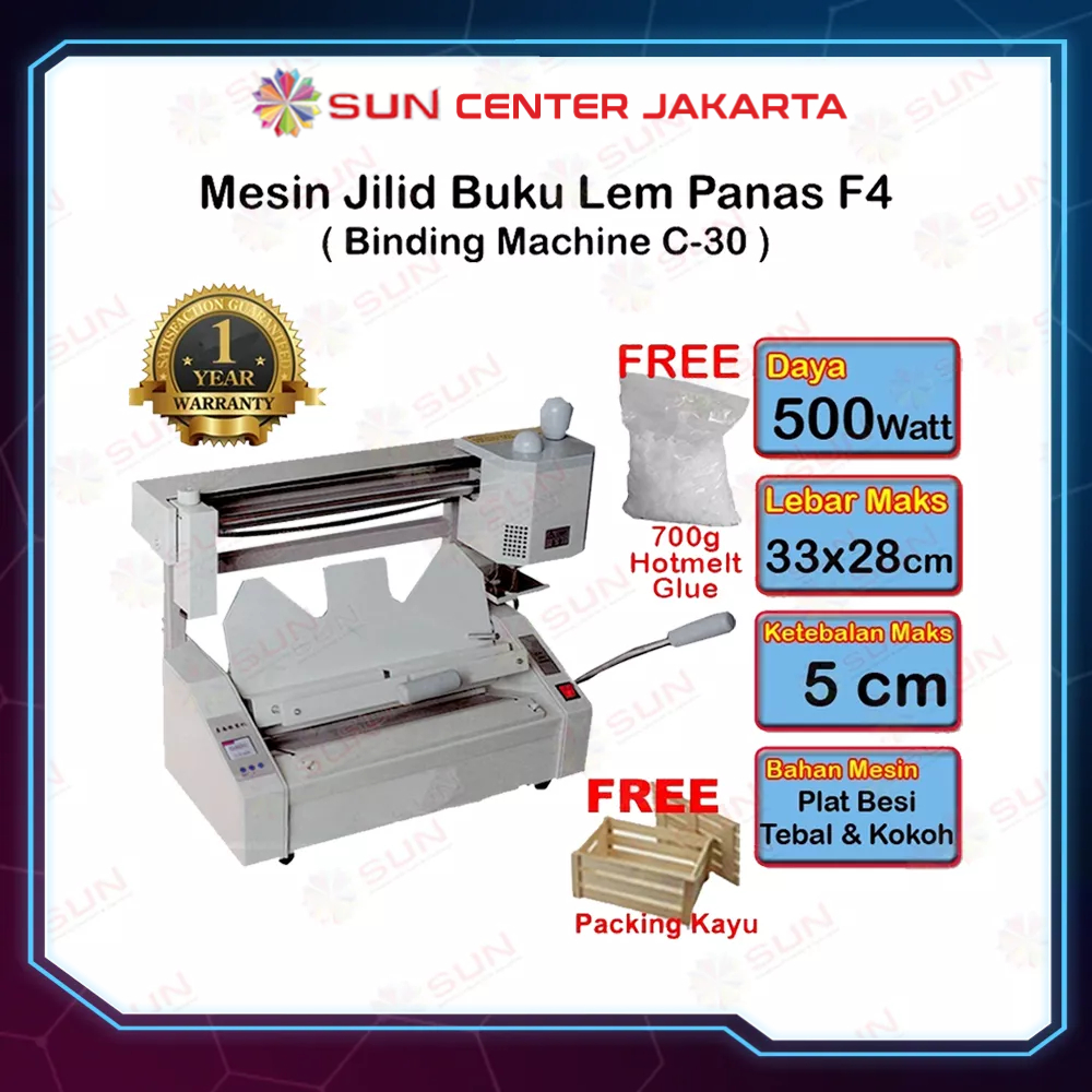 Jual Mesin Jilid Buku Folio Jilid Lem Panas Pembuat Cetak Hardcover