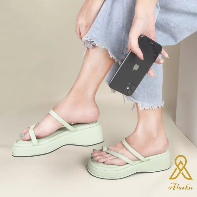Jual Alasku Nikita Platform Sandal Wanita Big Size - Size 36 Sampai 45 ...