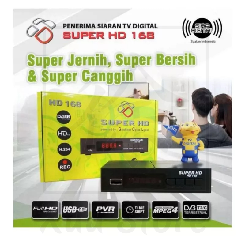 Jual [XUU] SET TOP BOX TV DIGITAL OPTUS SUPER HD 168 / STB RECEIVER TV ...