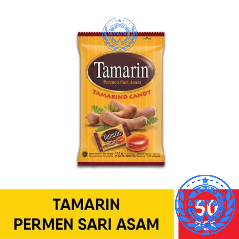 Jual IV Permen Tamarin 1pak isi 50biji / Permen Asam Jawa / Permen Asam ...