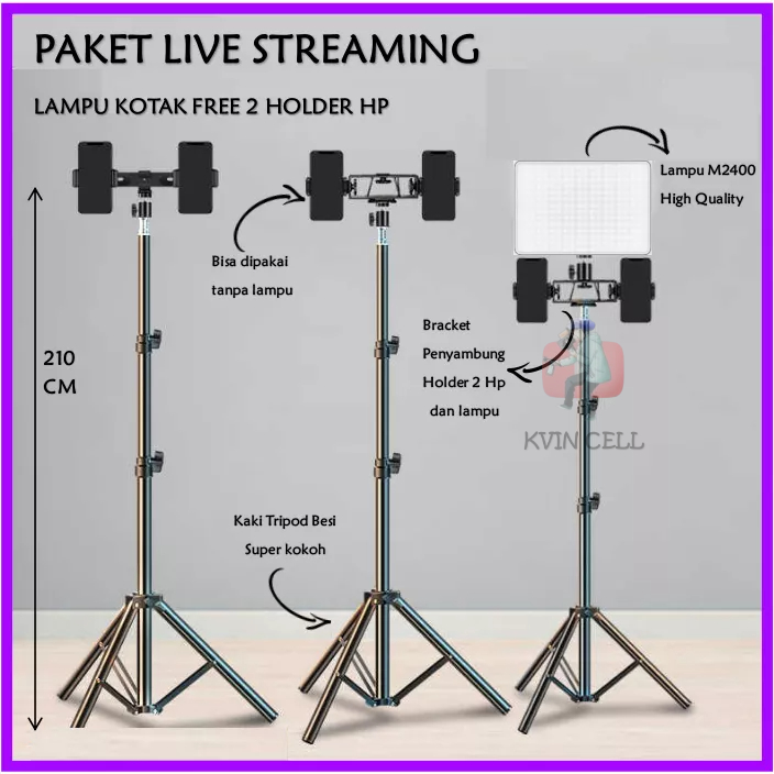 Jual Lampu Live Streaming 11 inci Jualan Foto Produk Studio Fotografi ...