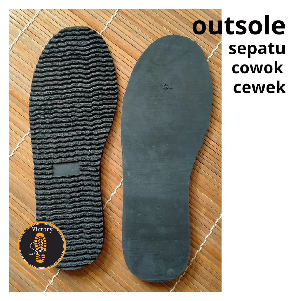 Jual sol alas bawah sepatu sandal laki dan perempuan - jenis sol potong ...