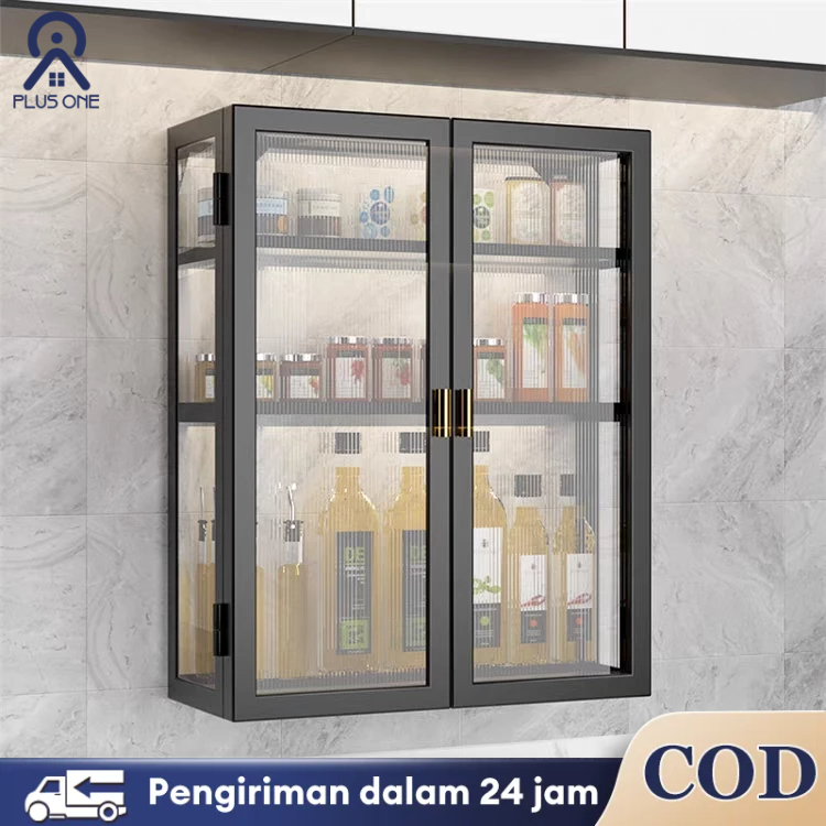 Jual Lemari Pajangan Kaca Lemari Display pameran Lemari Bumbu Dapur ...