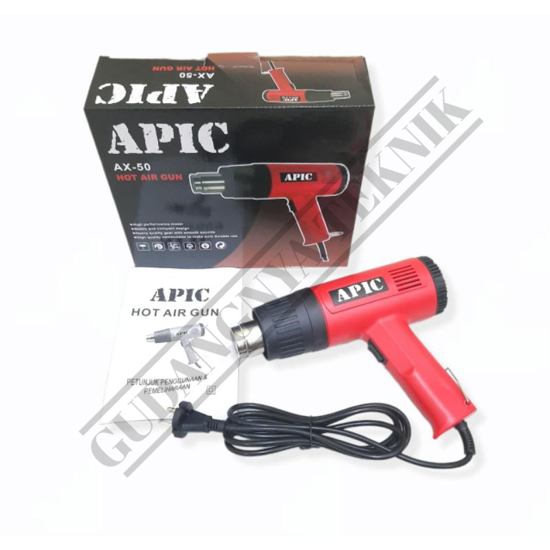 Jual TERJANGKAU!!! Mesin Heat Gun APIC AX-50 Hot Air Gun Alat Pistol ...