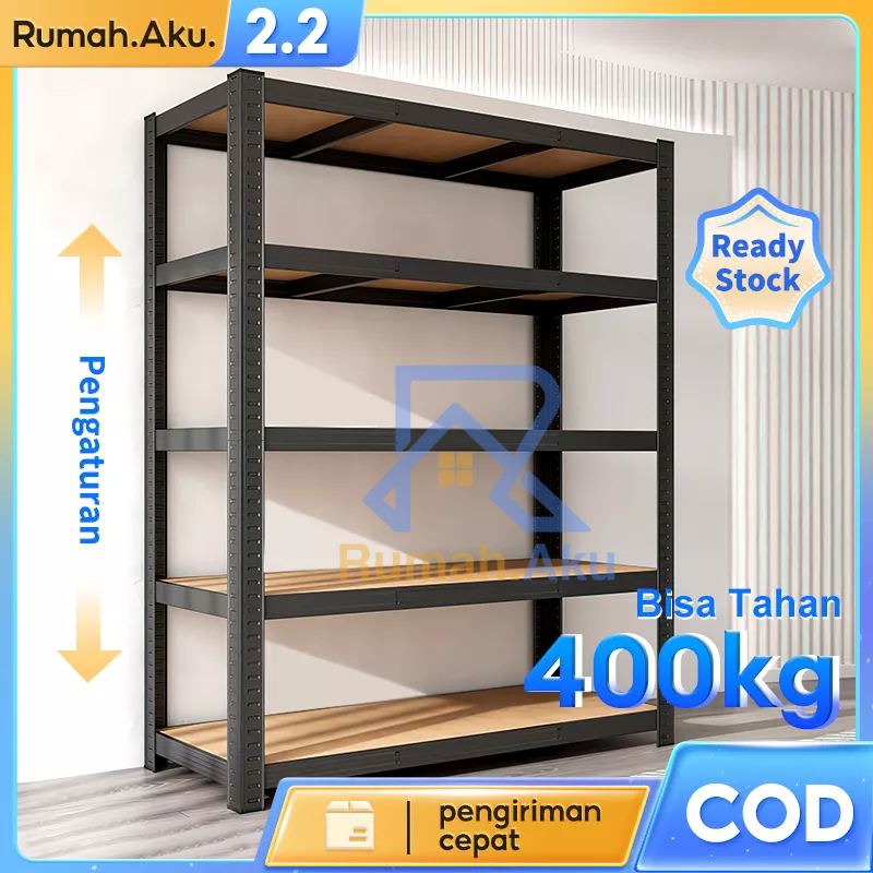 Jual Rak Besi Siku 5 Layer Rak Besi Layer Rak Gudang Rak Layer Rak ...