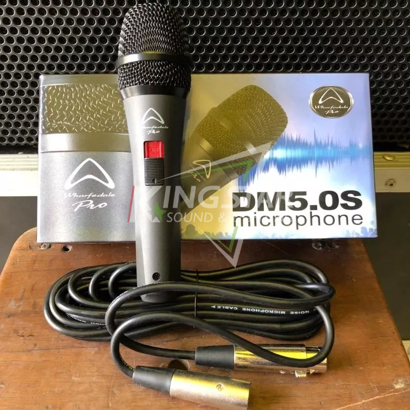 Jual Mic Wharfedale Pro DM5 0S Original Dynamic DM5.0S Microphone Vocal | Shopee Indonesia