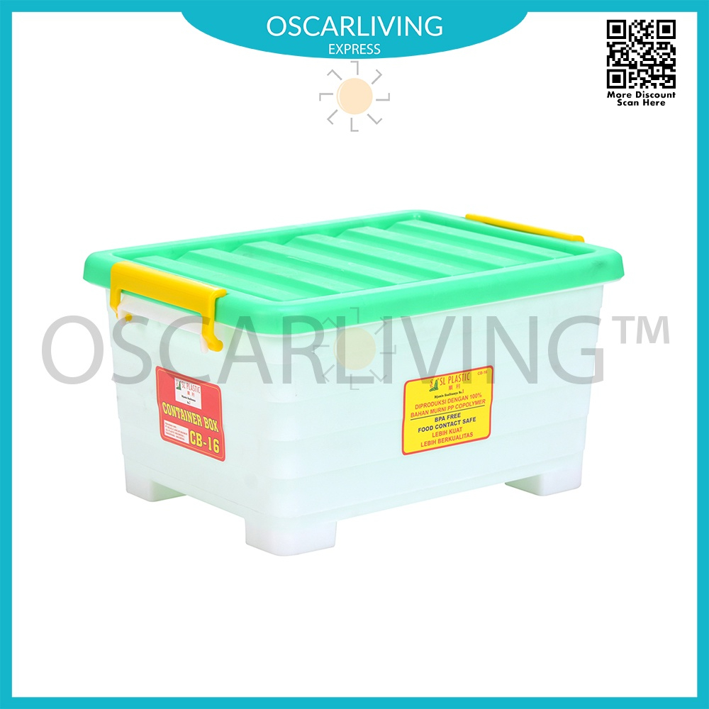 Jual Container Box SL Plastic CB 16 Liter / Kotak Penyimpanan Plastik ...
