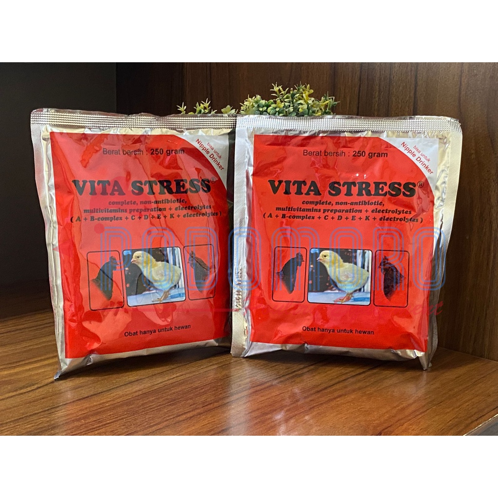 Jual VITA STRESS 250GR VITAMIN ANTI STRESS UNGGAS | Shopee Indonesia