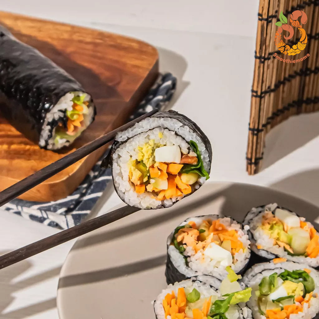 Jual Sushi Roll Salmon Roll Kimbap Gimbap Sayur Campuran Sehat ...