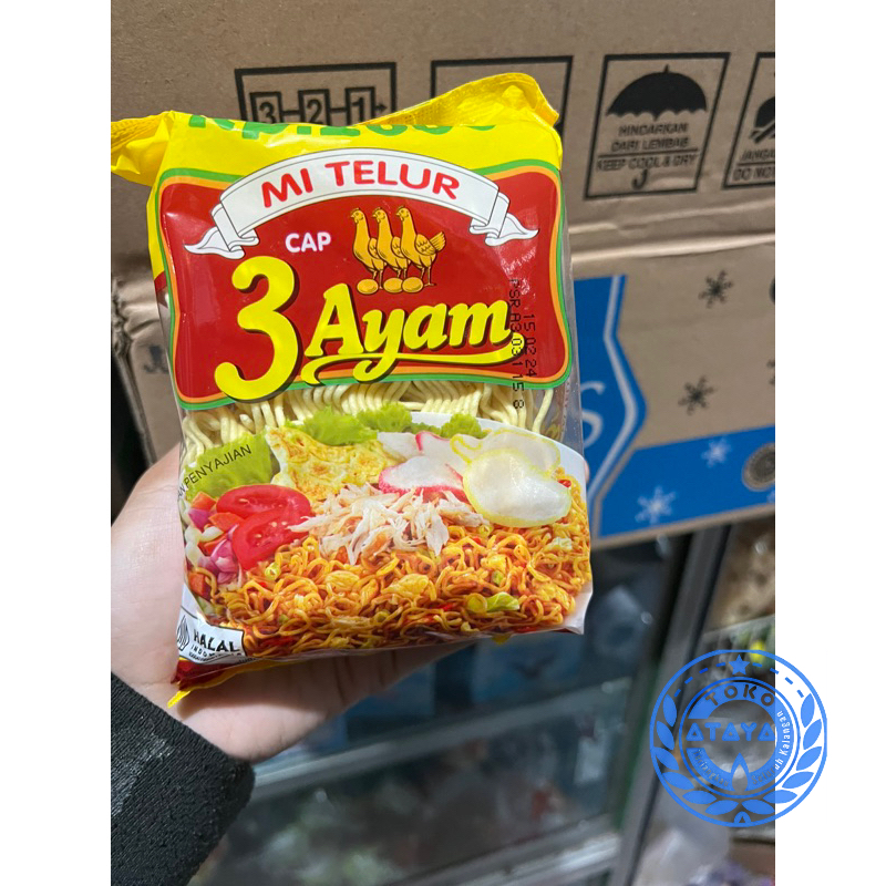 Jual Mi telur cap 3 ayam 110g | Shopee Indonesia