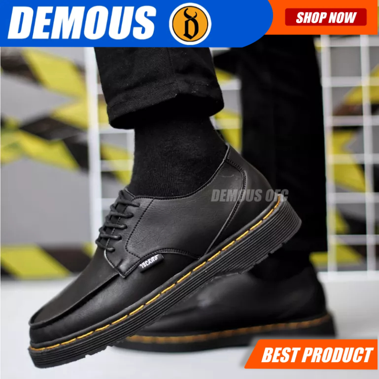 Jual DEMOUS Summer - Sepatu Formal Pantofel Docmart Low Boots Kerja ...