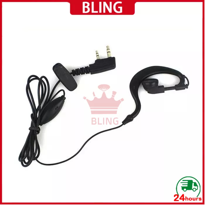 Jual 【COD】Earpiece Earphone HT Handy Talkie Walkie Talkie headset TWO ...