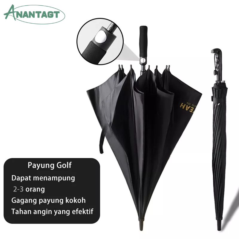 Jual Letyeah & Anantagt Payung gagang panjang polos Besar Jumbo Buka ...
