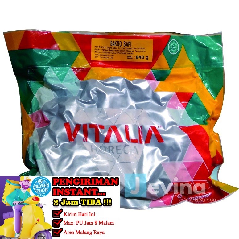 Jual Vitalia Bakso Bakar Besar 640g Isi 50 | Shopee Indonesia