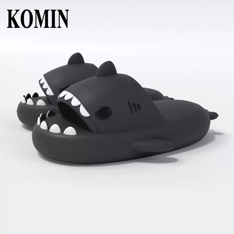 Jual Komin Sandal Hiu Wanita Korean Sendal Hiu Karet Anti Slip Casual ...