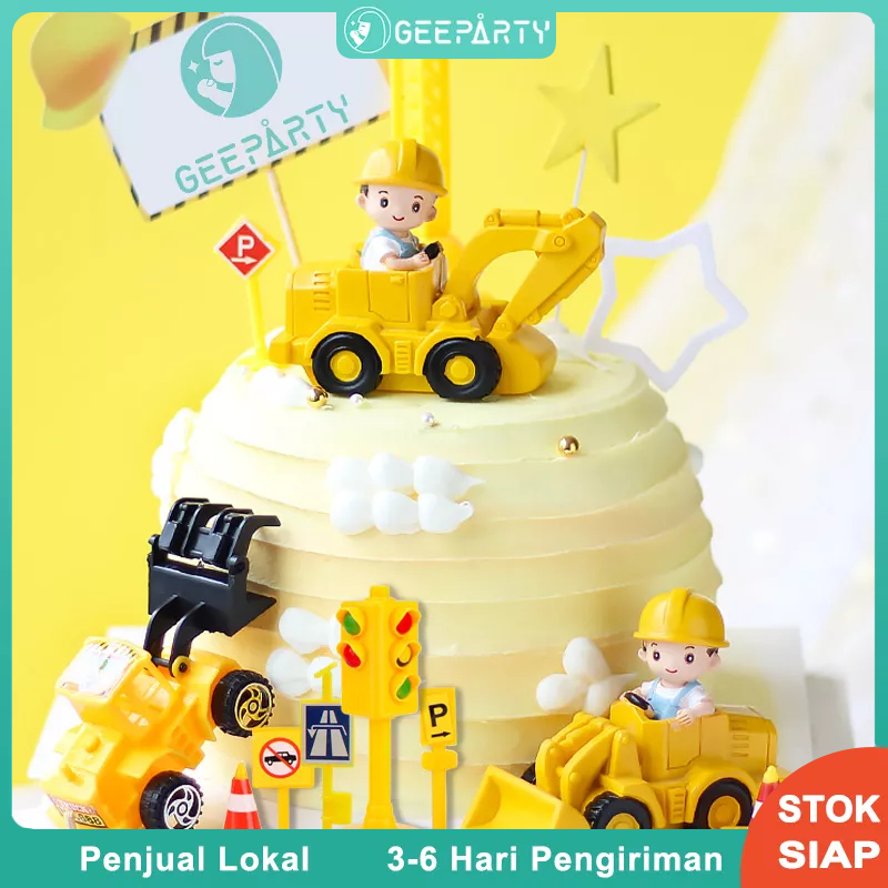 Jual Konstruksi Kue Ulang Tahun Tanah Liat Topper Deokrasi Rambu Lalu ...