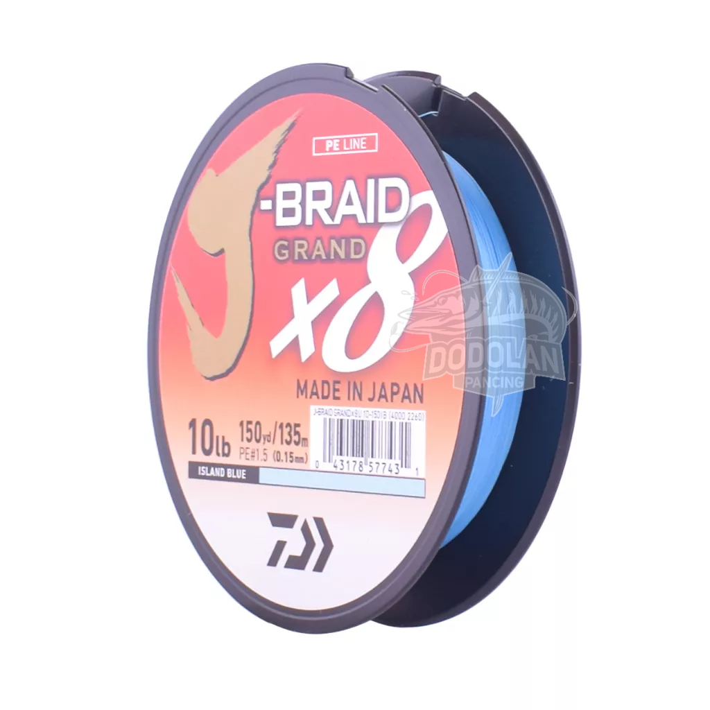 Jual Senar Pe daiwa J Braid Grand x8 135m Warna Island Blue Pilih ...