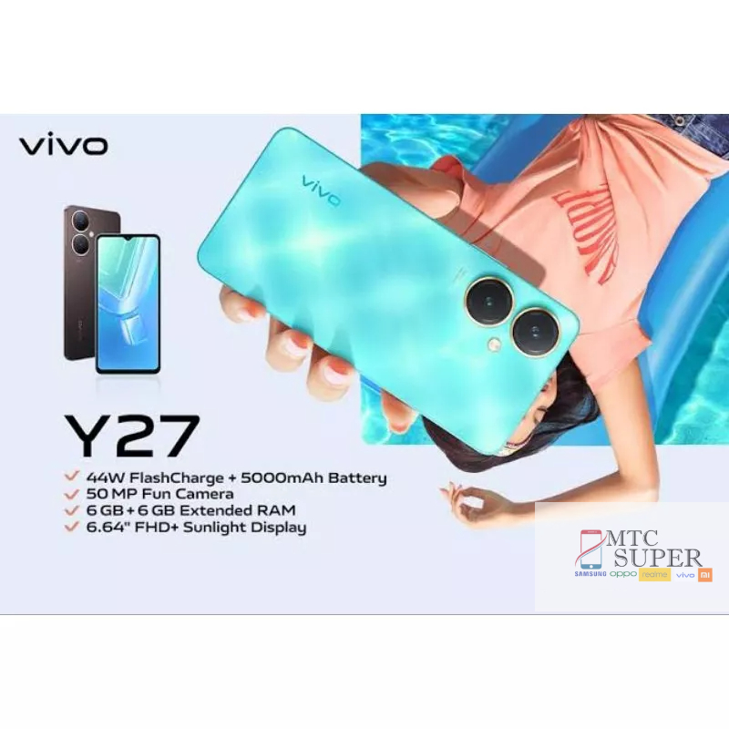 Jual VIVO Y27 4G | Y27 5G 6/128 GARANSI RESMI | Shopee Indonesia