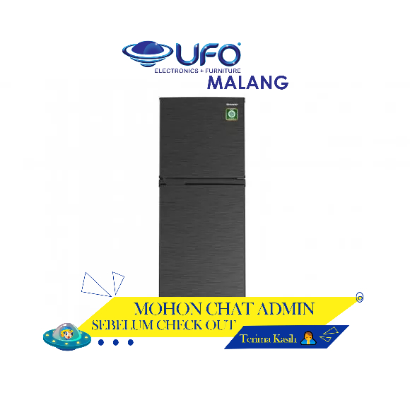 Jual Kulkas Sharp 2 Pintu Lemari Es Kapasitas 205L | SJ236MNHS | Shopee ...