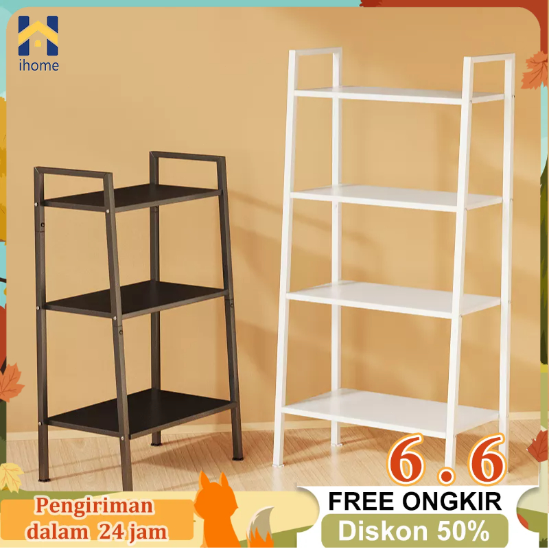 Jual IH 151cm Rak Susun Besi Seri Rak Dinding Rak Buku Dekorasi Ruang ...