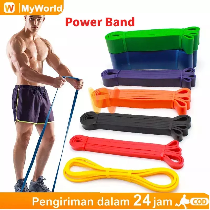 Jual 【COD】Resistance Band Panjang / Power Band / Karet Fitness Gym Yoga ...