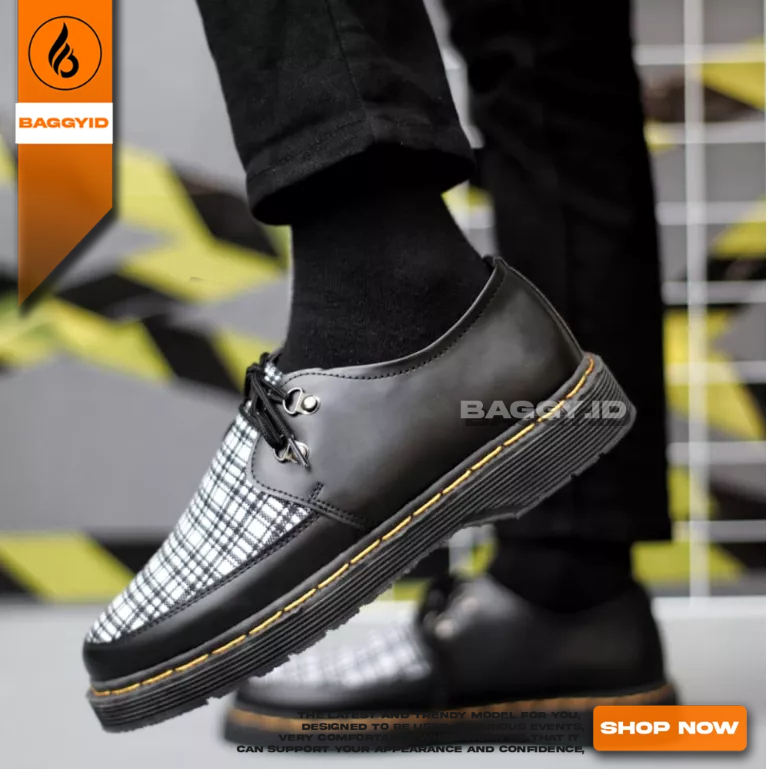 Jual Sepatu Docmart Pria Formal Low Boots Kerja Pria | Shopee Indonesia