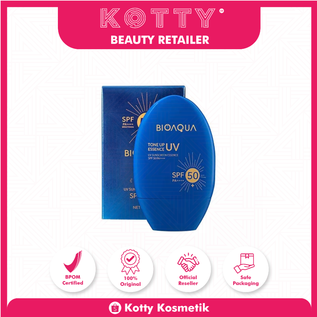 Jual Kotty Kosmetik - BIOAQUA UV Sunscreen Tone Up SPF 50 PA++++ 60g ...