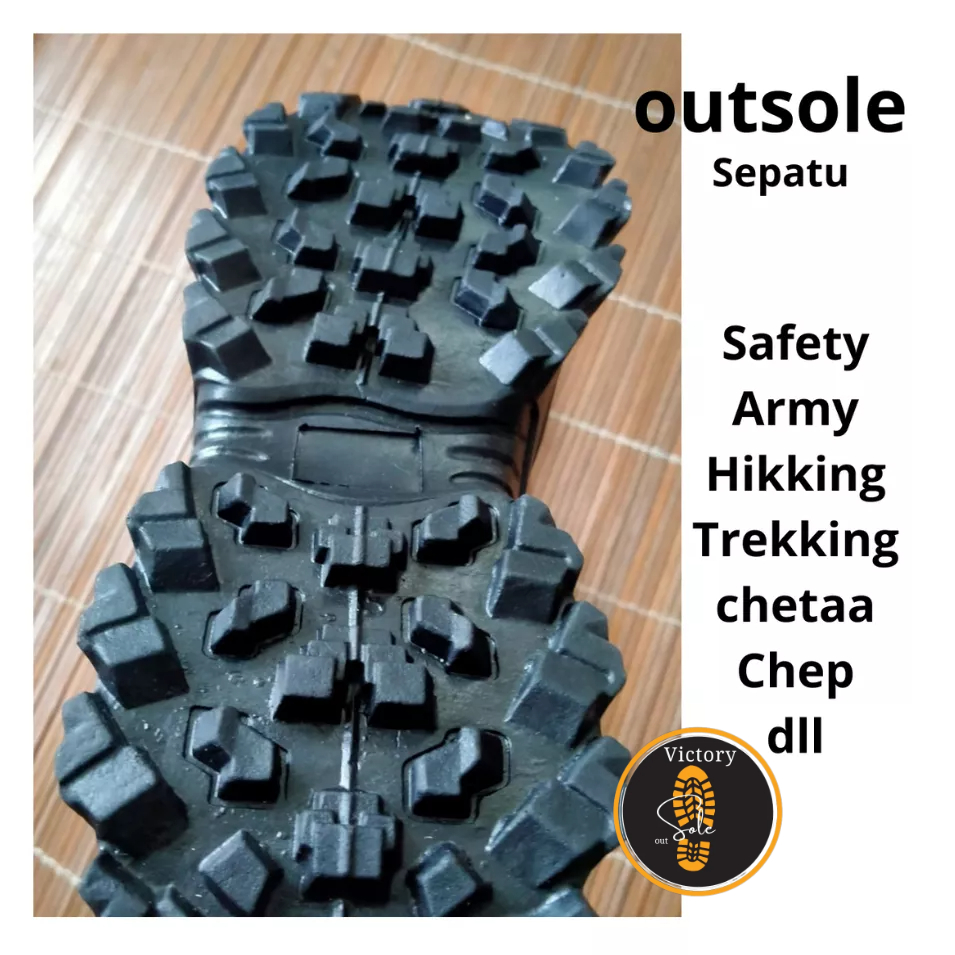 Jual Sol sepatu safety pria sol sepatu hikking trekking gunung taktikal ...