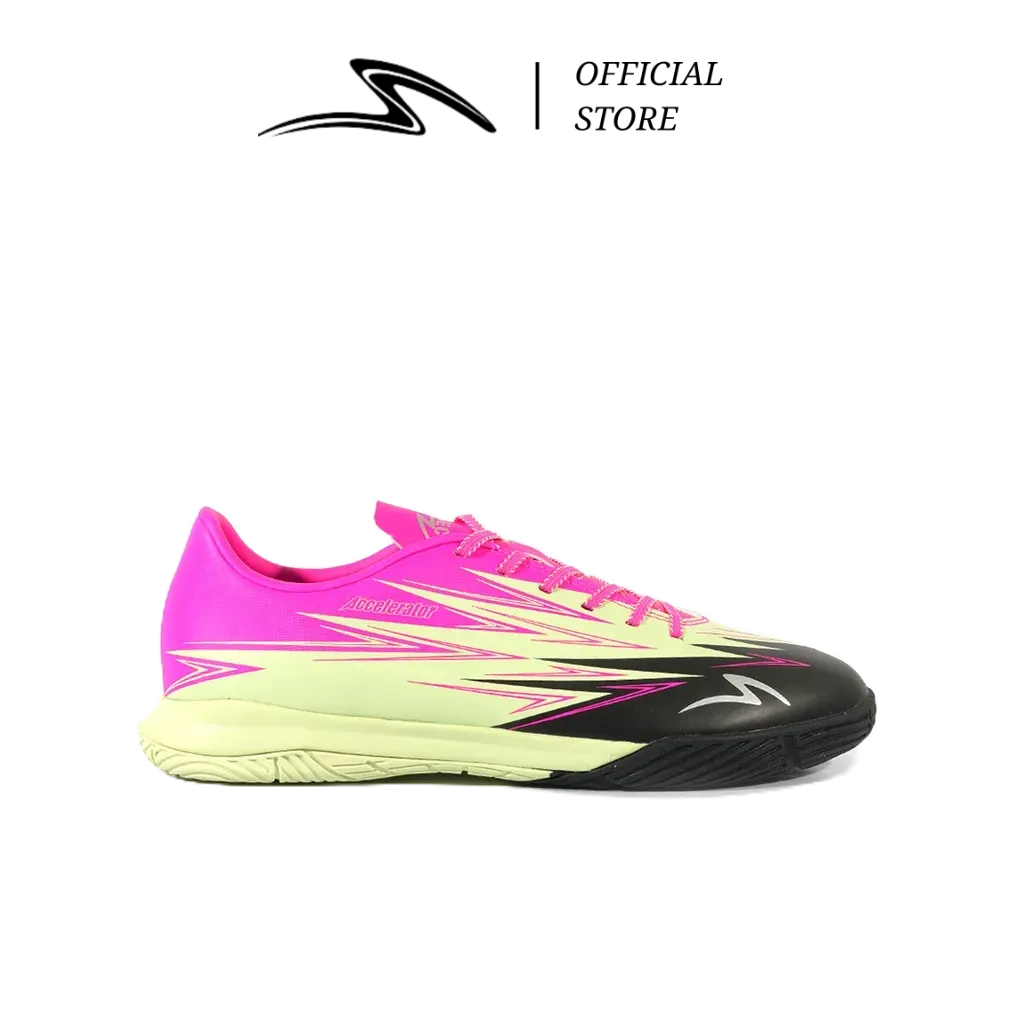 Jual Specs Sepatu Futsal Lightspeed 3 In Jet Black Eye Green Pink Glo ...