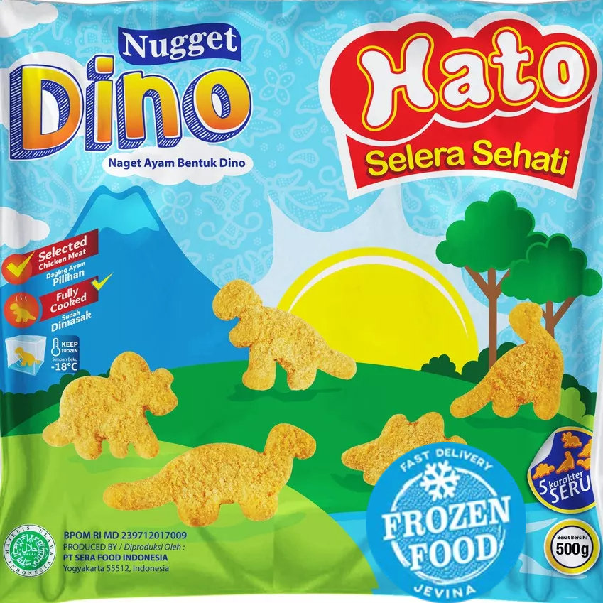 Jual Hato Nugget Dino 500g | Shopee Indonesia