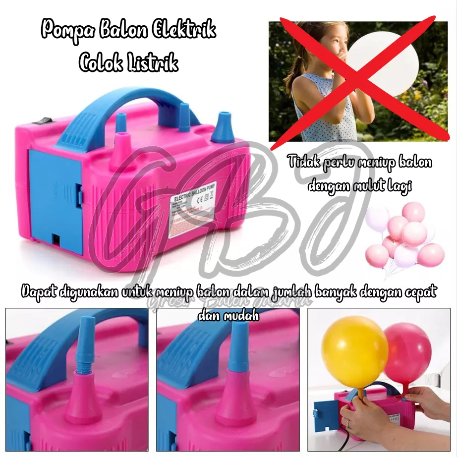 Jual POMPA BALON ELEKTRIK LISTRIK / ELECTRIC BALLOON PUMP | Shopee ...