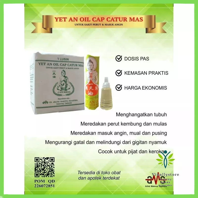 Jual YET AN OIL CAP CATUR MAS / PCS | Shopee Indonesia