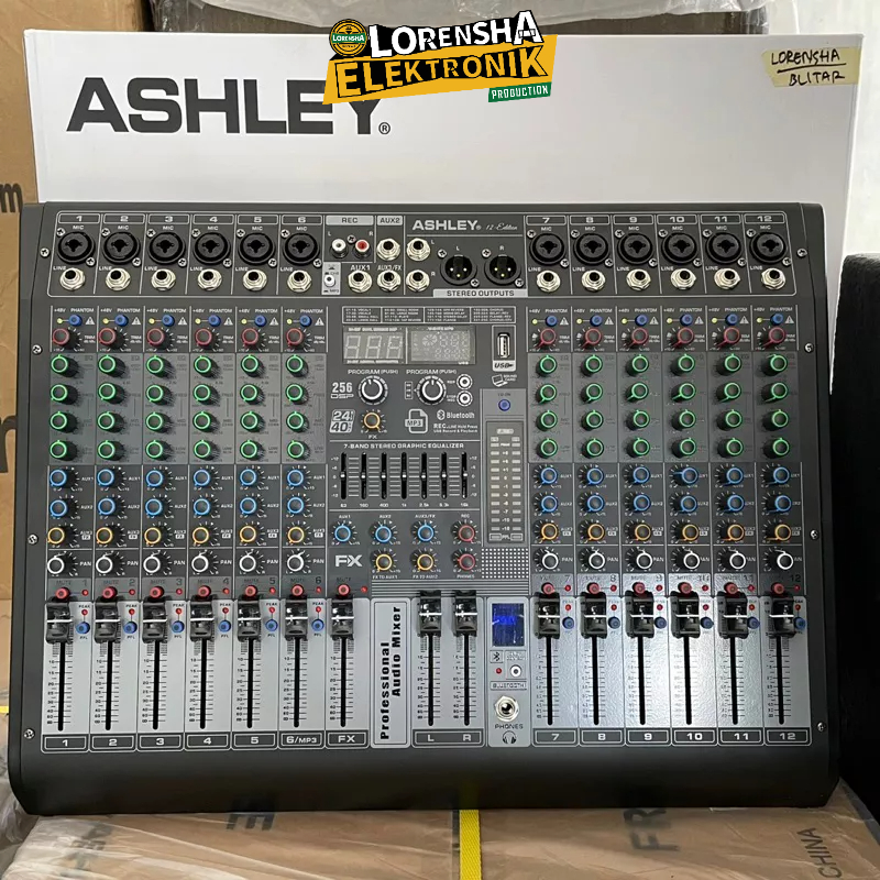 Jual Mixer 12 Channel Ashley 12 Edition Original | Shopee Indonesia