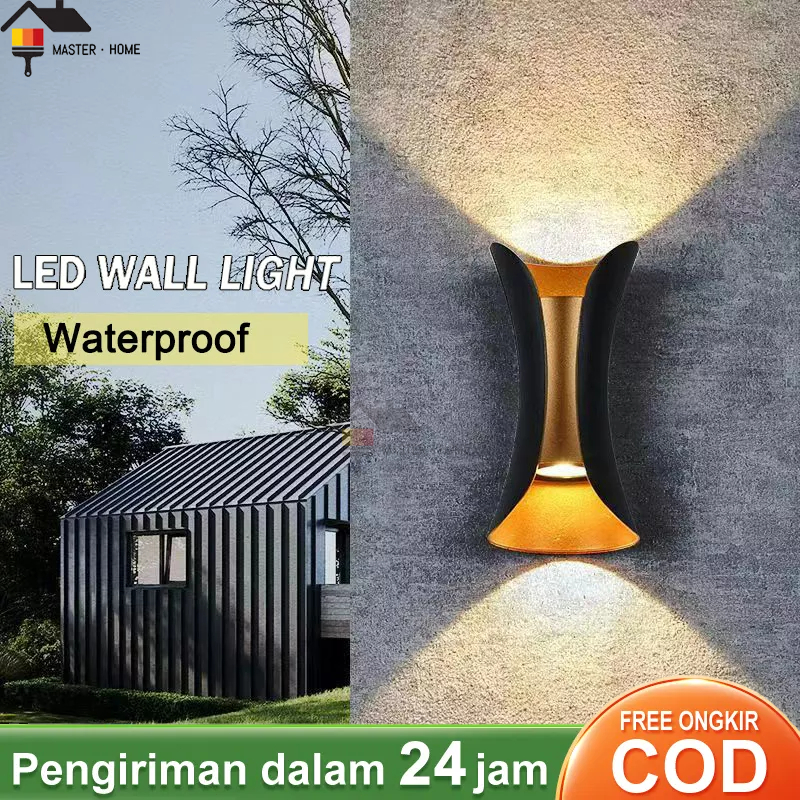 Jual COD Lampu Dinding Tahan Air Aluminium LAMPU LED DINDING MODERN ...