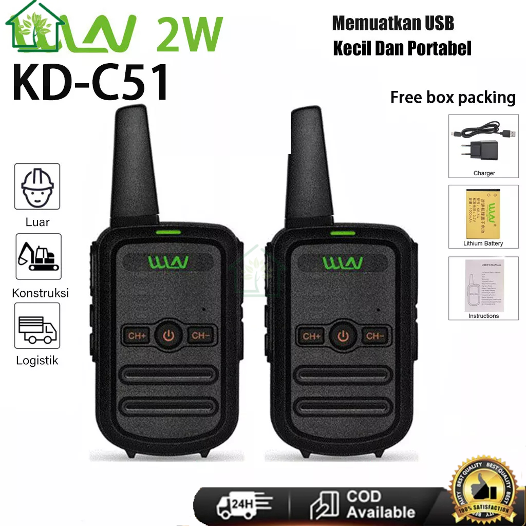 Jual 【Harga Minimum】 COD HT WLN-C51 HT sipil daya tinggiMini Wln Two ...