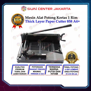 Jual Alat Pemotong Kertas 1 rim A4 - Mesin Thick Layer Paper Cutter A4 ...